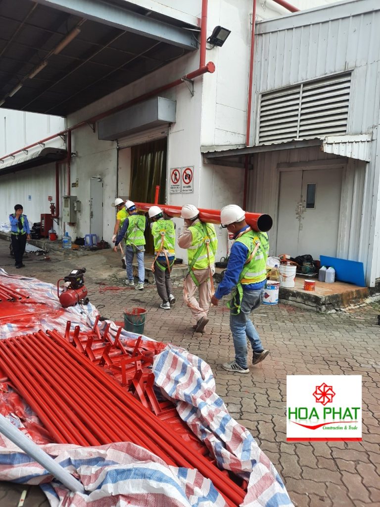 Thi công hệ thống pccc - cải tạo kho vận công ty TNHH DKSH Việt Nam ...